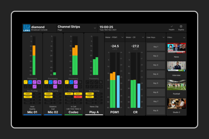 LAWO diamond デジタルコンソール | オタリテック株式会社